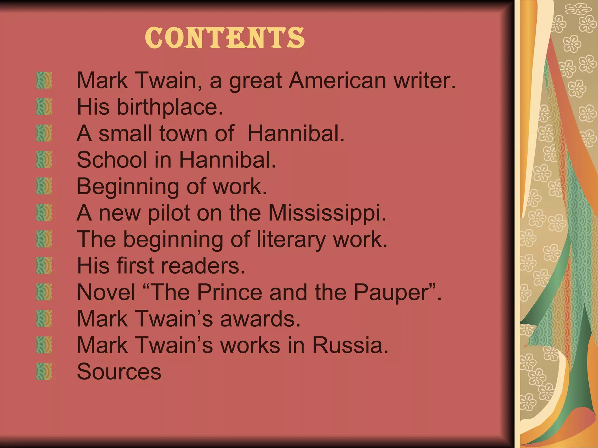 Mark twain | PPT | Books and Literature