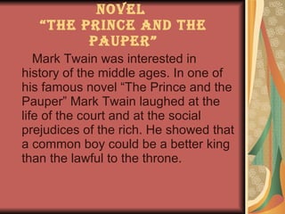 Mark twain | PPT | Books and Literature