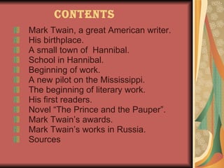 Mark twain | PPT | Books and Literature
