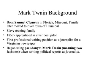 Mark Twain | PPT