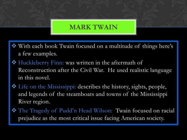 Mark Twain | PPT