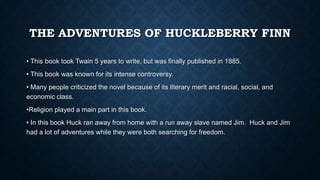 Mark twain | PPTX | Fiction | Books and Literature