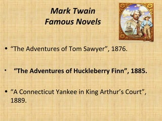 Mark Twain Introduction for Kids | PPT