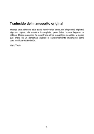 Mark twain los diarios de adan y eva ok | PDF