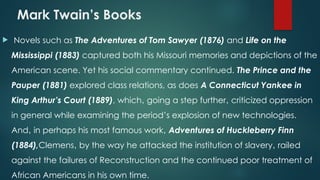 a presentation about the life of Mark Twain.pptx