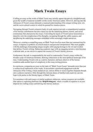 Mark Twain Essays.pdf