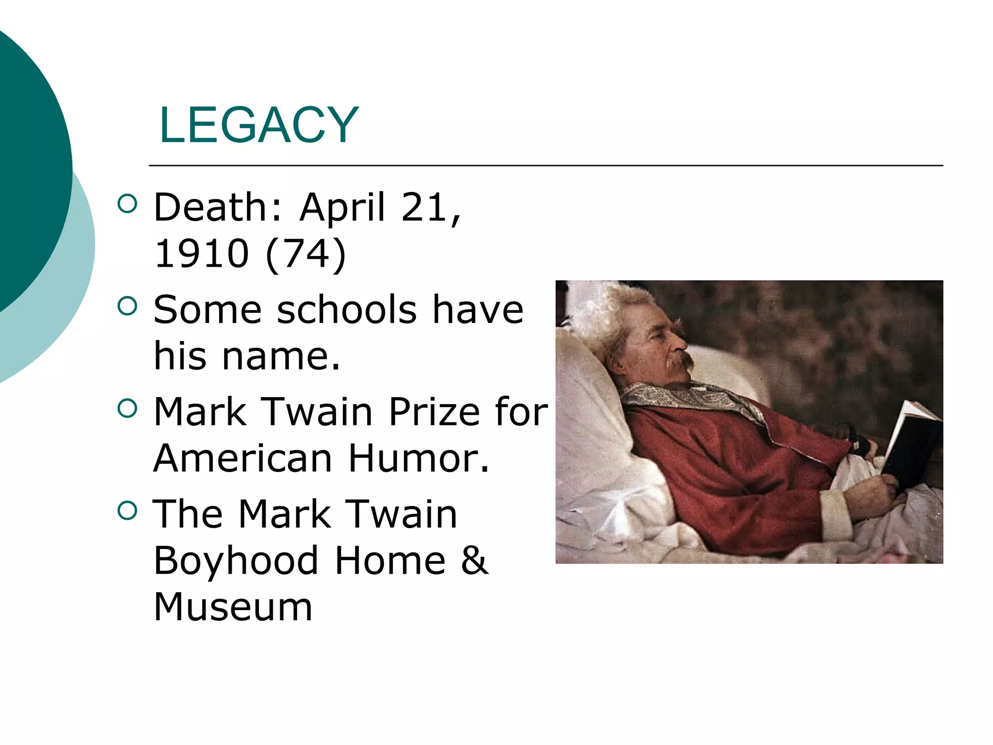 Mark Twain by Jurlendy | PPT