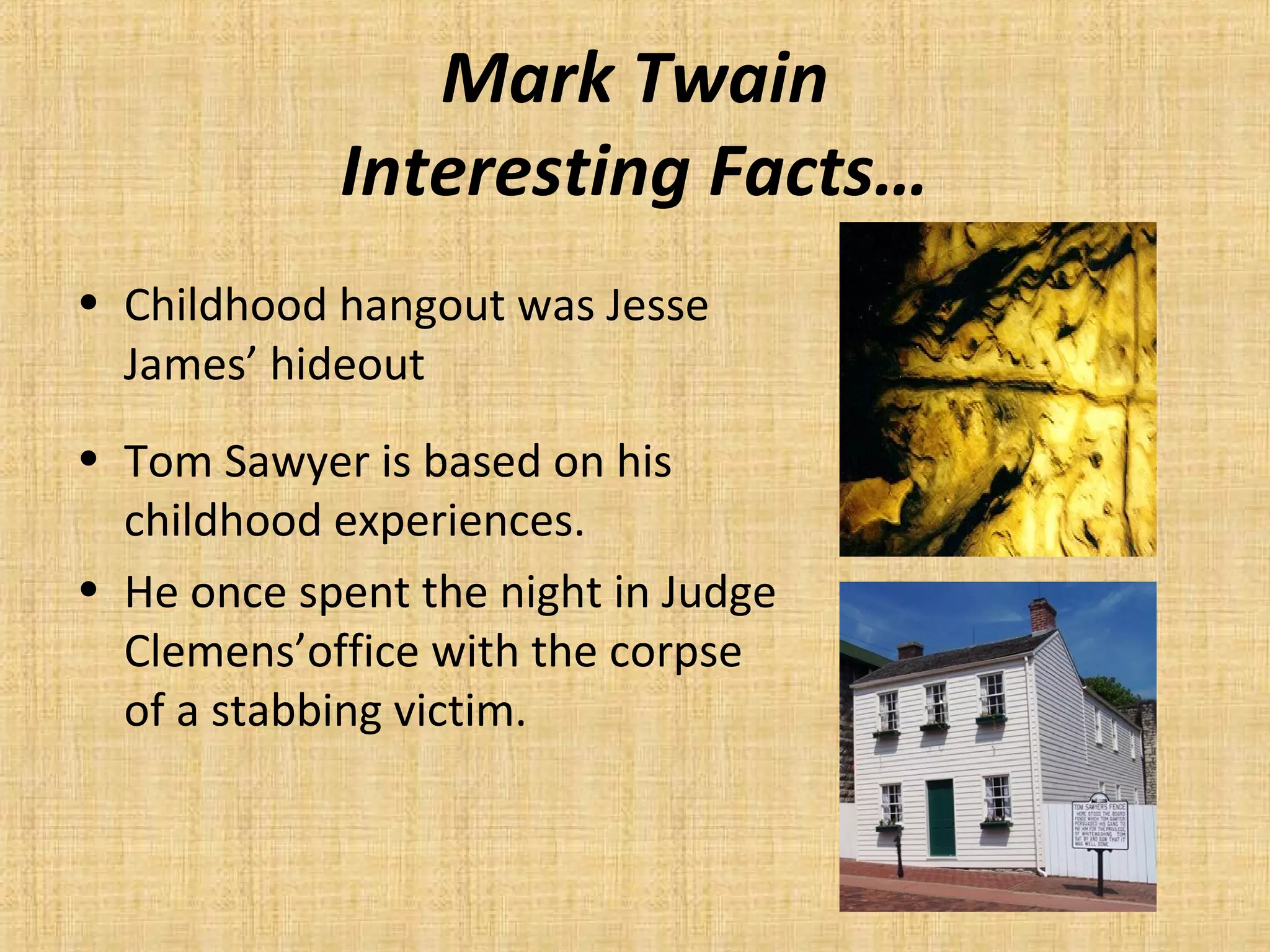 Mark twain overview | PPT