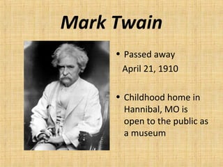 Mark twain overview | PPT