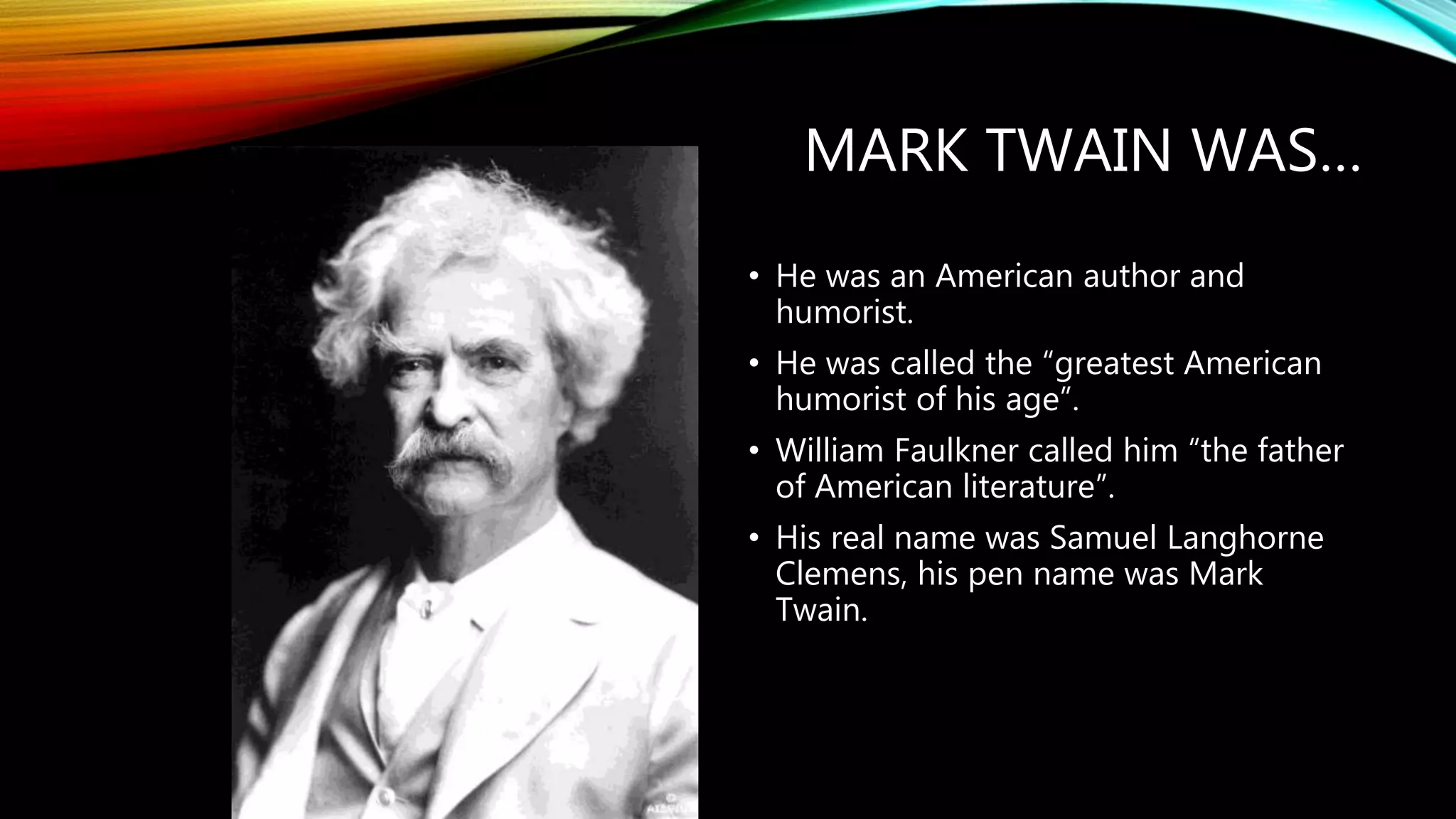 Mark Twain | PPTX