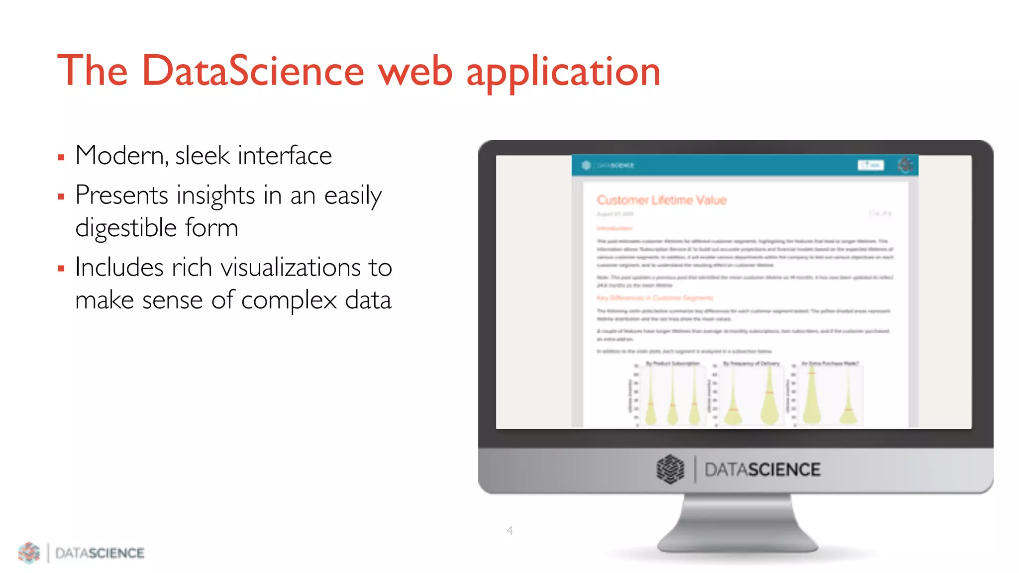 Delivering Insights Building The Datascience Web Application Ppt