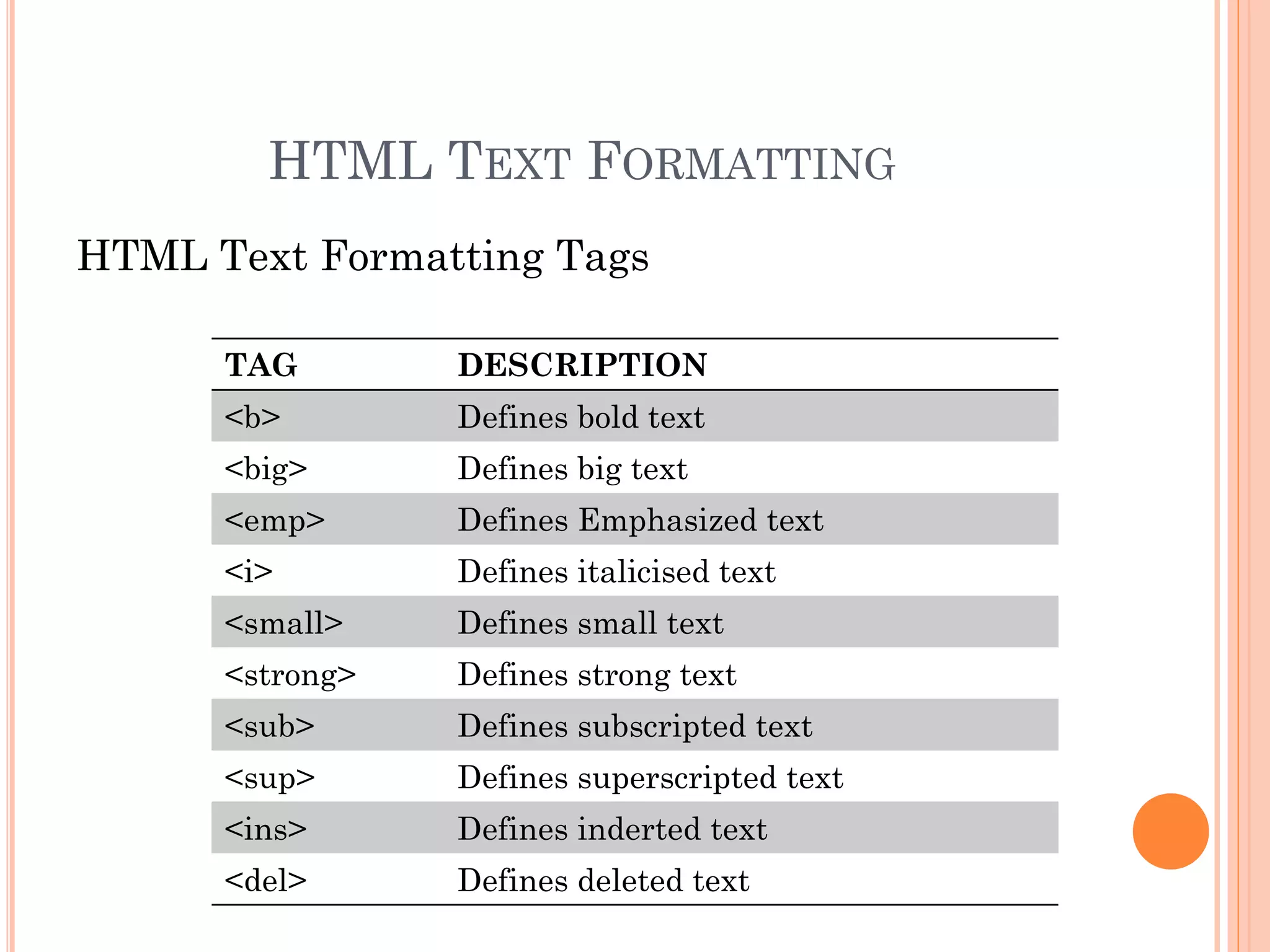 Markup language classification, designing static and dynamic | PPTX