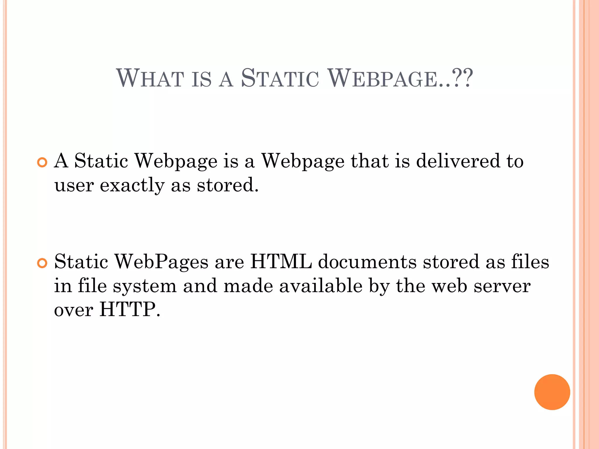 Markup Language Classification Designing Static And Dynamic Pptx