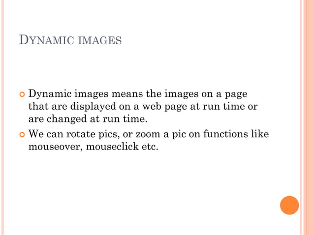 Markup Language Classification Designing Static And Dynamic Pptx Web Design And Html Internet