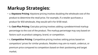 marketing;Mark –up & Mark-down strategies.pptx