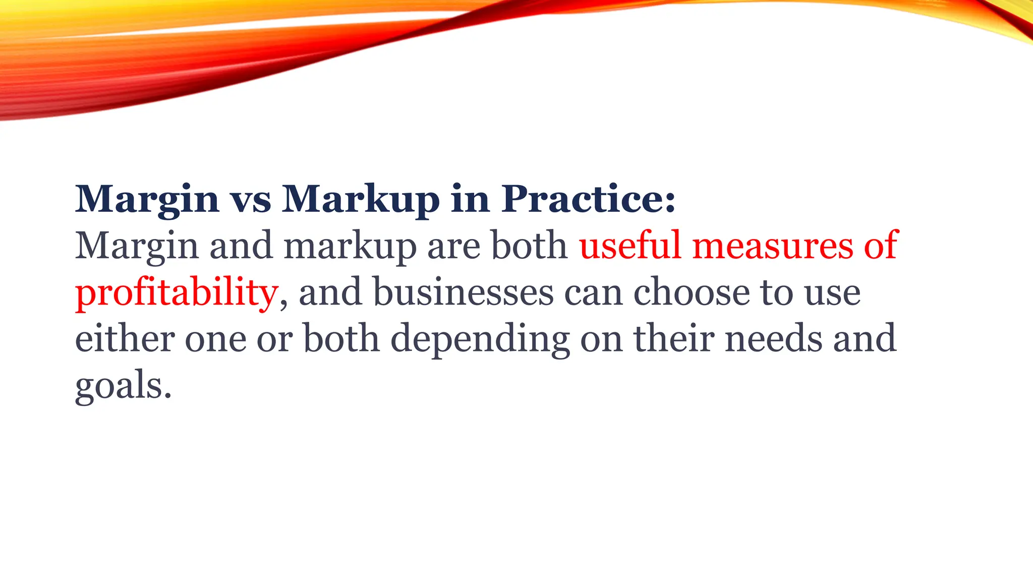 mark up VS margin Breakeven analysis and pricing.pptx | Business ...