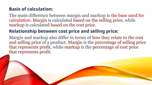 mark up VS margin Breakeven analysis and pricing.pptx | Business ...