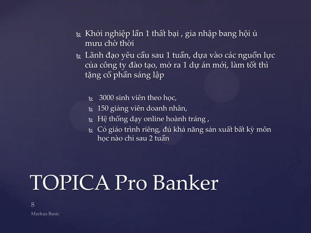 Markus Basic 01 - RSTP - Bộ tứ | PPT