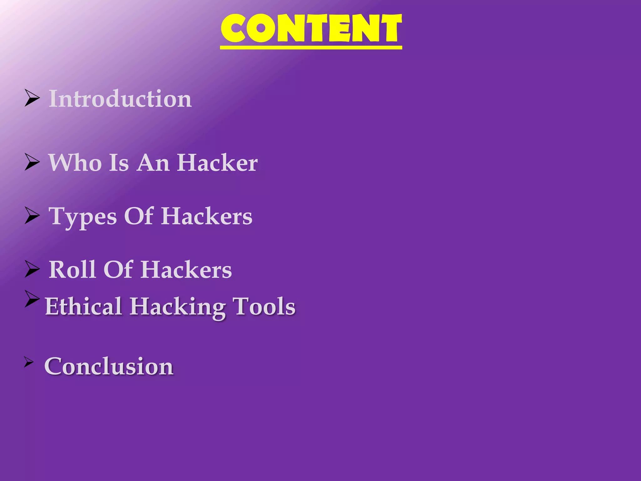 Hackers ethics presentation | PPT | Free Download