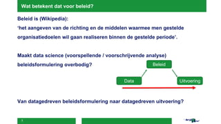 Mark Vermeer - Congres 'Data gedreven Beleidsontwikkeling' | PDF ...