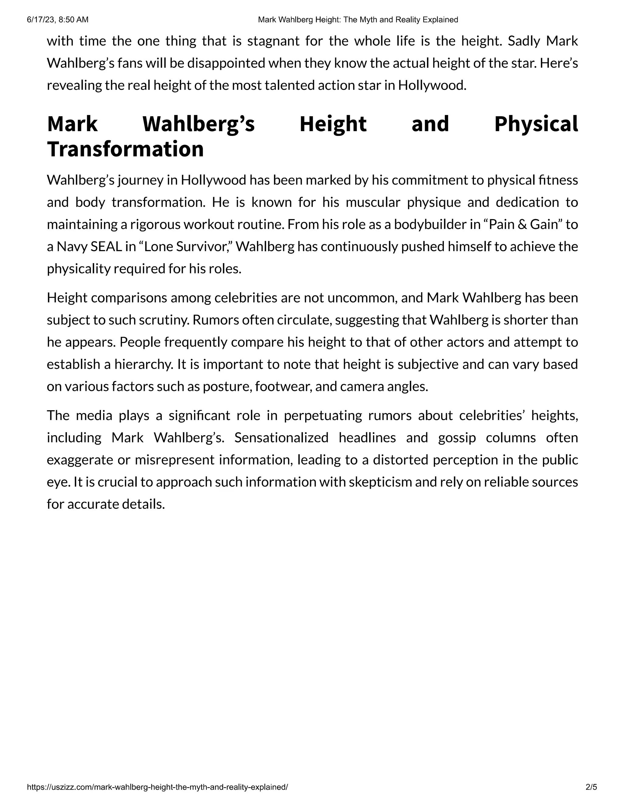 Mark Wahlberg Height- The Myth and Reality Explained.pdf