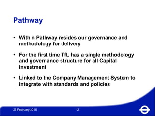 2nd Case Study - Why Transport for London set up a PMO | PDF ...