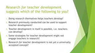 Mark Wyatt on Class research & CPD at Classroom Based Research EVO 2016 ...