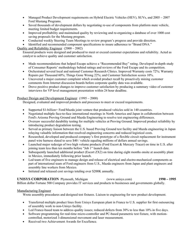 Mark Yost Resume For Upload | PDF