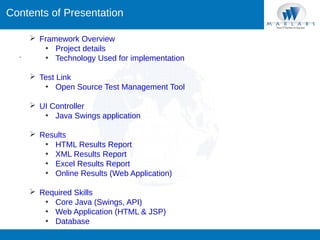 automationframework | PPT