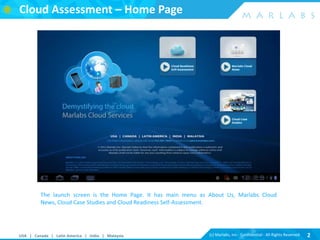 Cloud Assessment - Android Tablet App | PPT