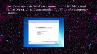 Windows 7 Installation | PPT