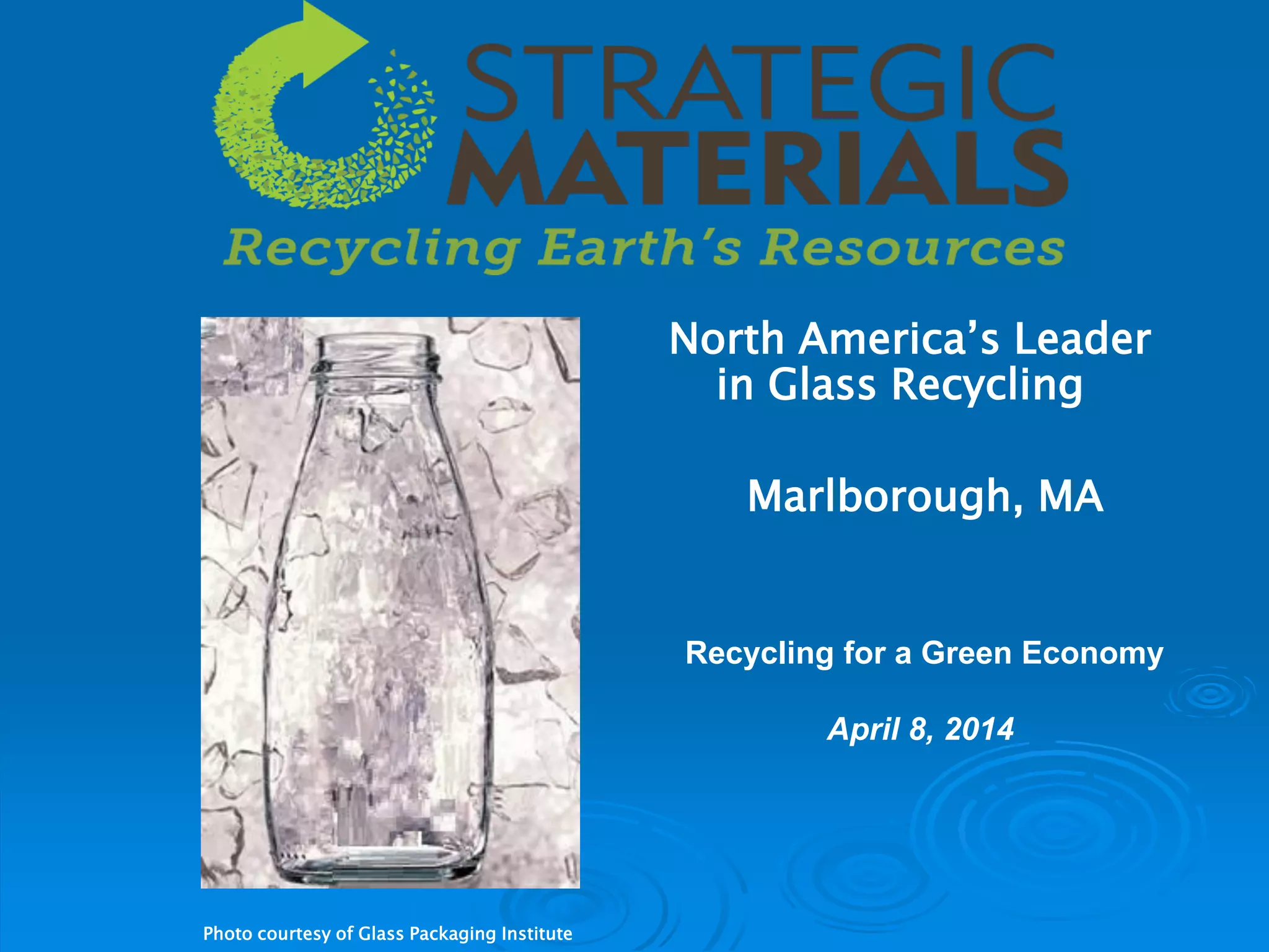 TRENDS1 Glass Recycling, Dan McClenahan | PDF