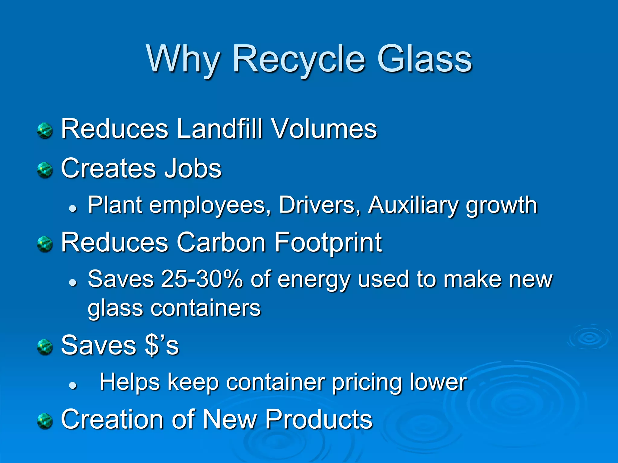 TRENDS1 Glass Recycling, Dan McClenahan | PDF