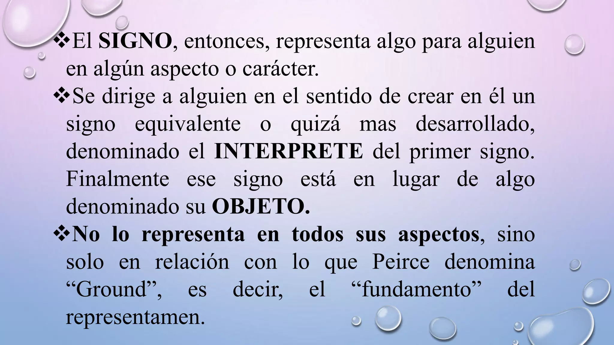 El signo de Peirce | PPT