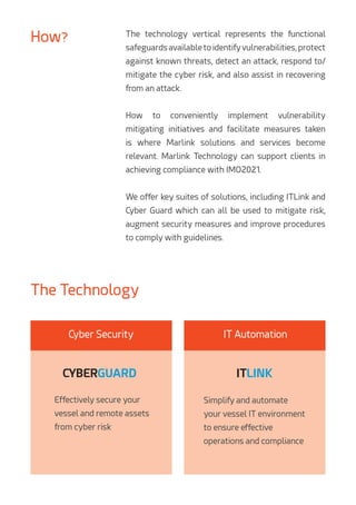 Marlink IMO 2021 Guide to Cyber Risk Management | PDF