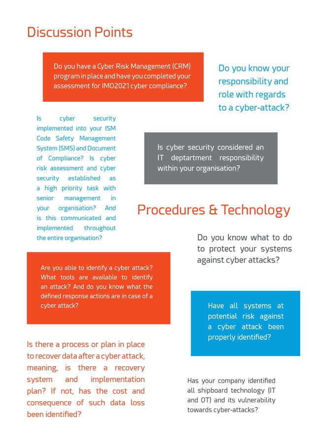 Marlink IMO 2021 Guide to Cyber Risk Management | PDF