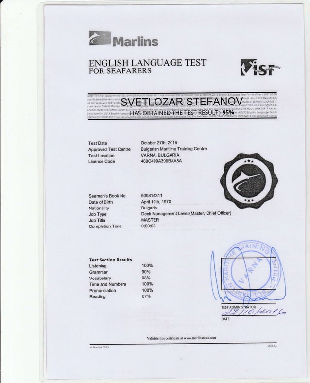 Marlins test | PDF