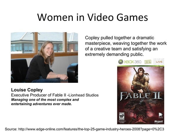 Women in Videogames | PPT