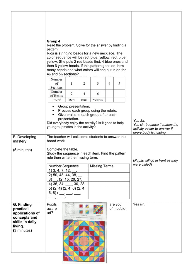 Marlon Lamug lesson plan in grade 4 Mathematics | DOCX