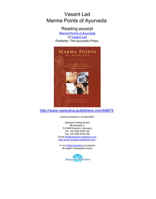 Marma points-of-ayurveda-vasant-lad.09673 (1) | PDF