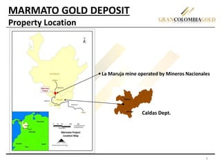 Corporate Presentation - Marmato Underground | PDF | Commodities | Economy