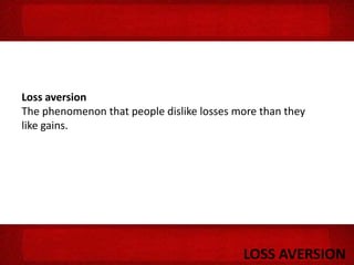 Behavioural Economics Overview | PPT