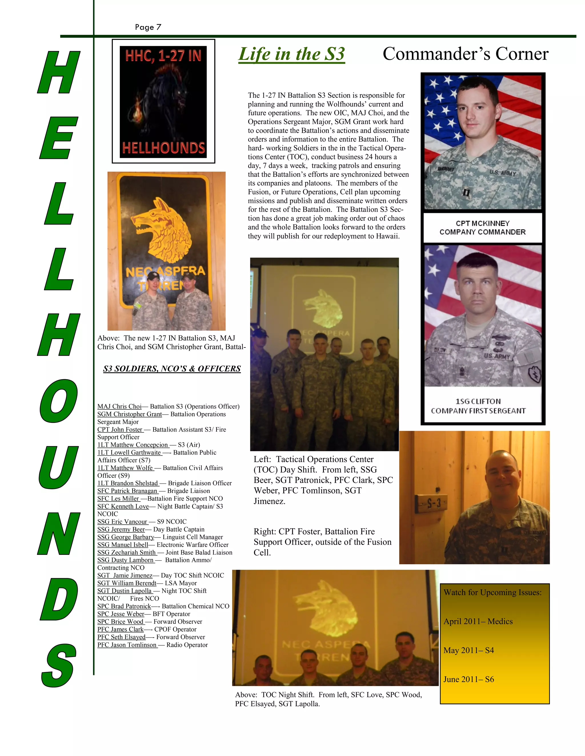1-27 IN Wolfhound March Newsletter | PDF | Defense Industry | Industries