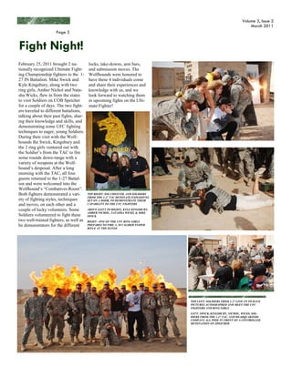 1-27 IN Wolfhound March Newsletter | PDF | Defense Industry | Industries