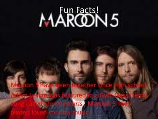 Maroon 5b | PPT