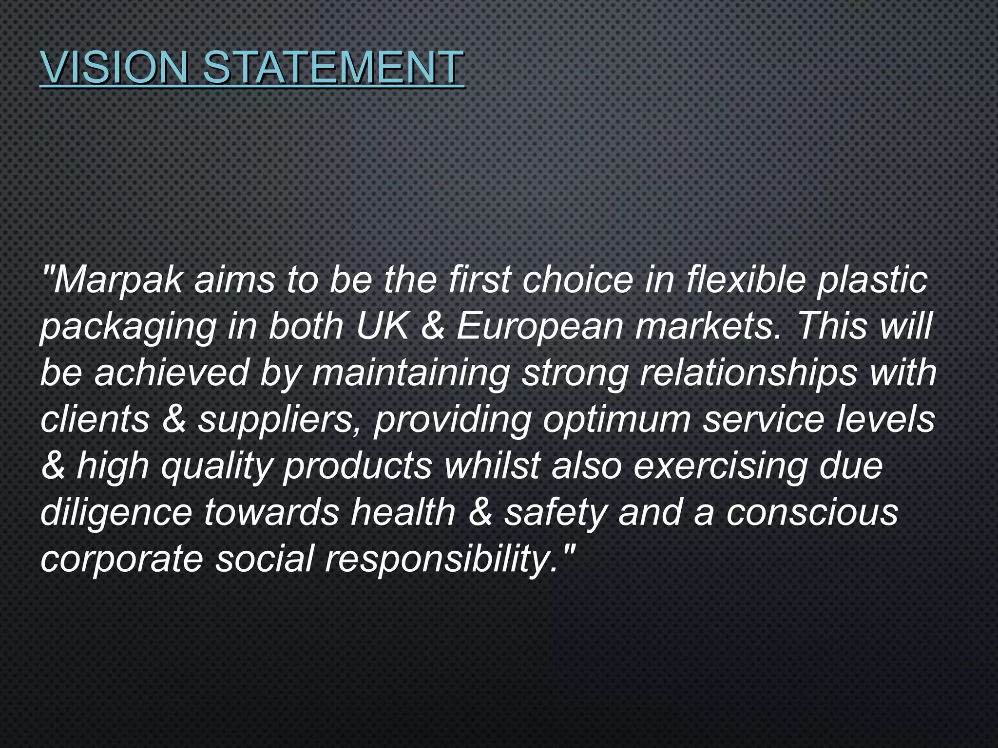 Marpak Company Presentation | PPT