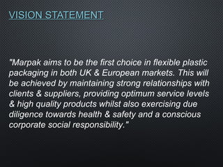 Marpak Company Presentation | PPT