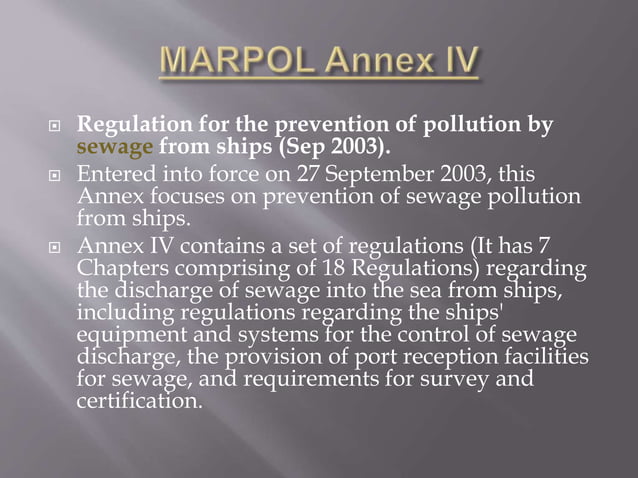 MARPOL .pptx | Environment | Science