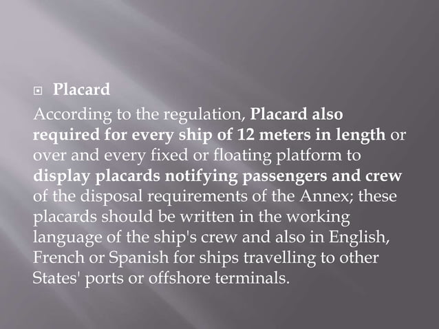 MARPOL .pptx | Environment | Science