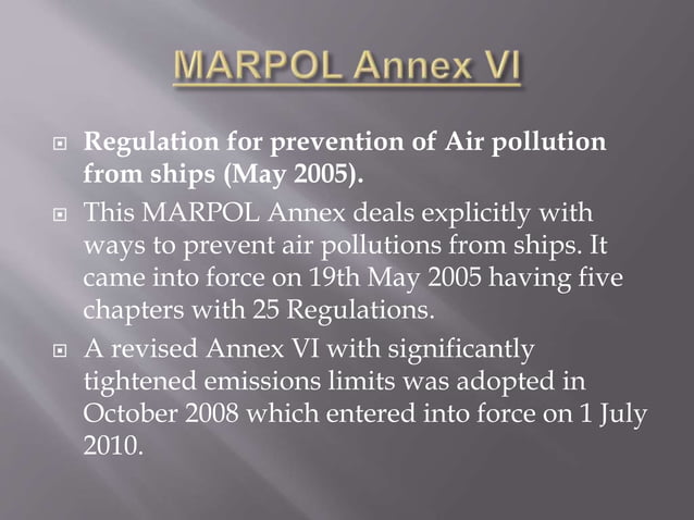 MARPOL .pptx | Environment | Science